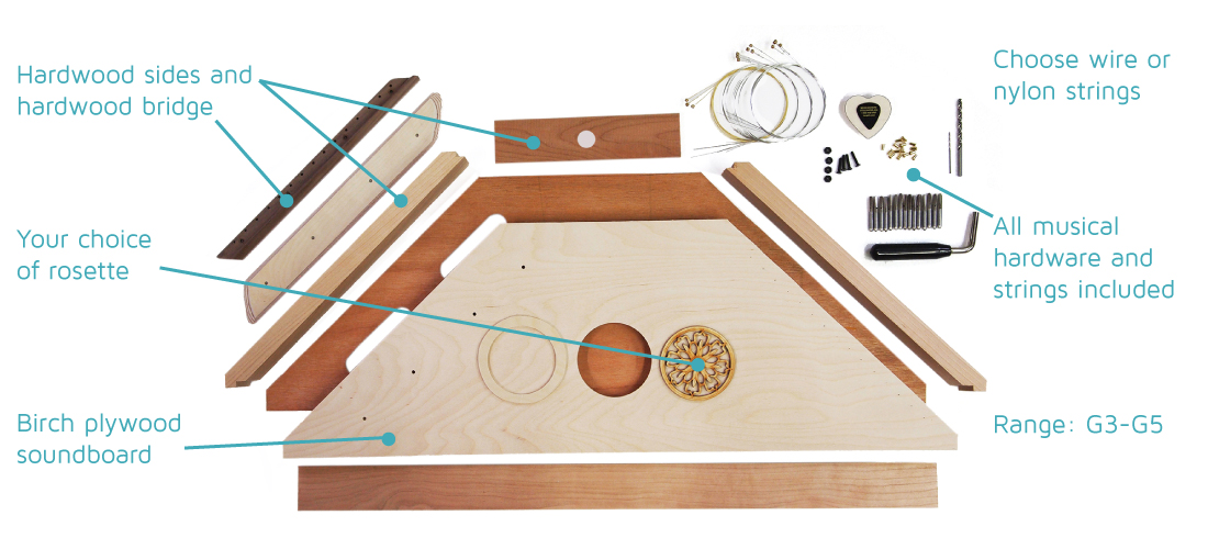 Kinder Harp KIT: Musicmakers