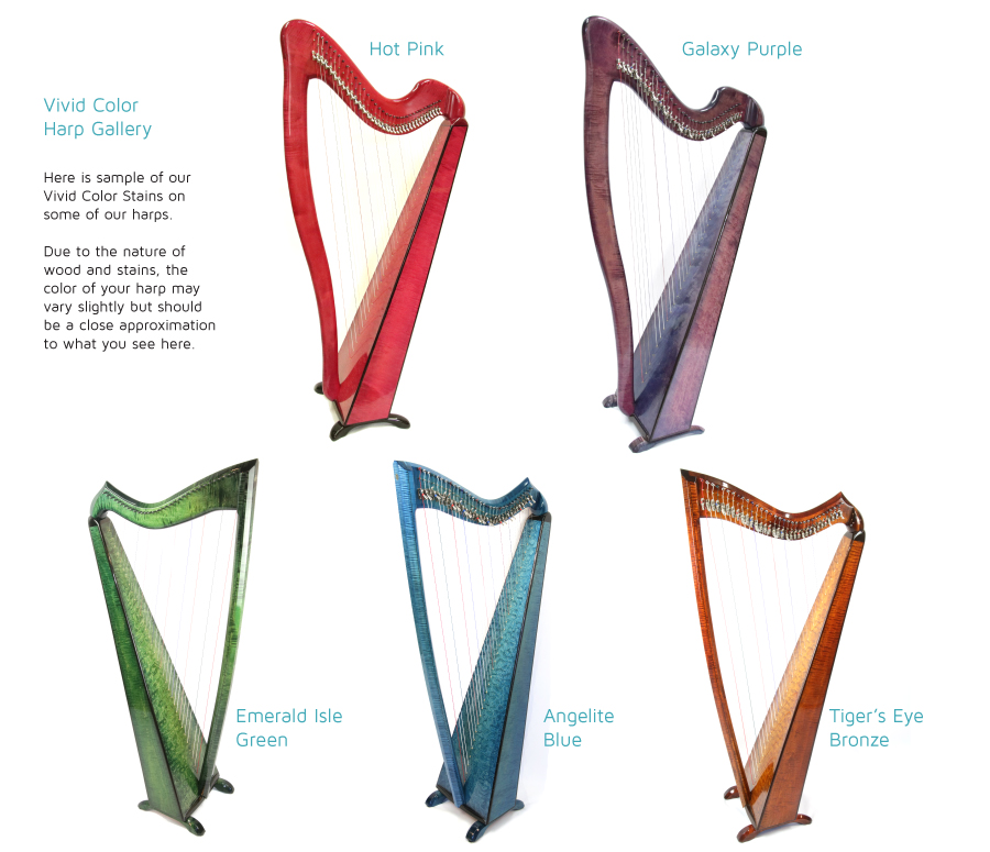 Vivid Color Harps: Musicmakers